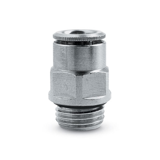 Racor conector macho BSPP - métrico 6512 8-3/8 – Camozzi Venezuela